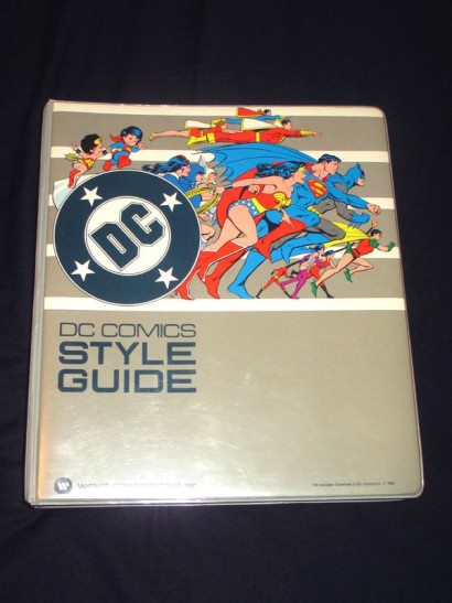 DC Comics Style Guide from 1982 + Subtraction.com
